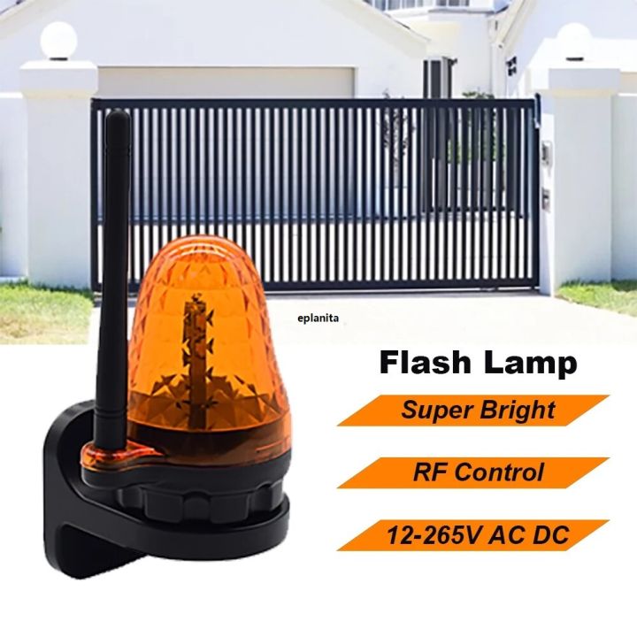 Universal 12V 24V 220V Outdoor LED Signal Alarm Light Strobe Flashing ...