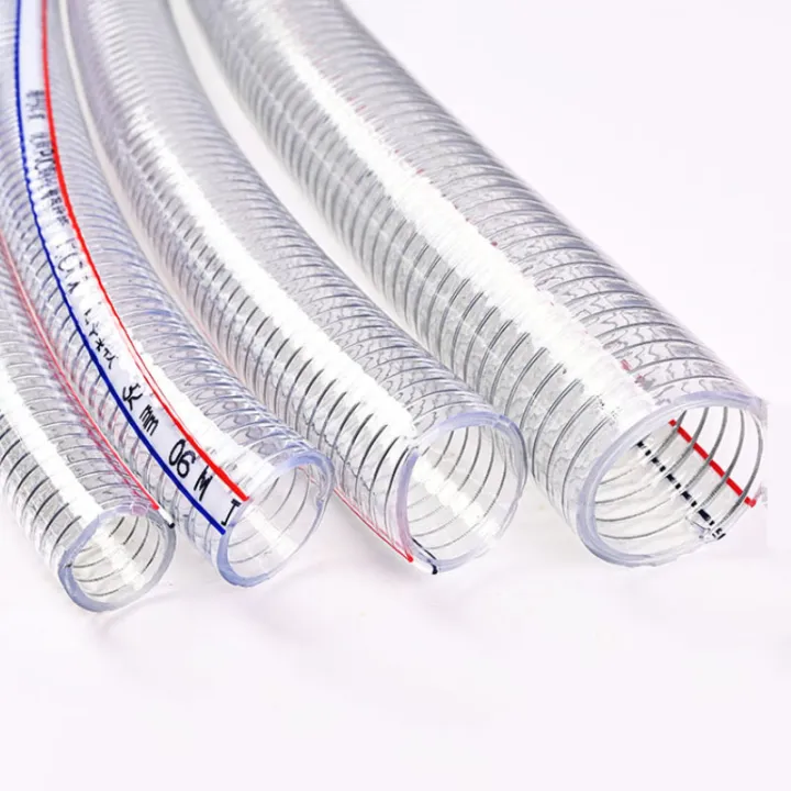 Pvc Clear Steel Wire Hose High Temp Plastic Transparent Water Id10-25mm ...