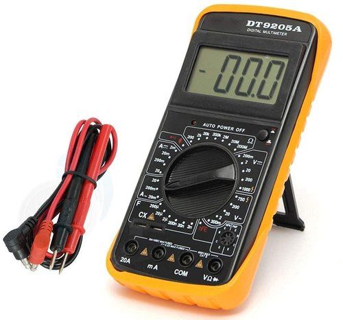 DT9205A Digital Multimeter Professional AC DC Manual Range Voltage Meter Amp Ohm Capacitor ...