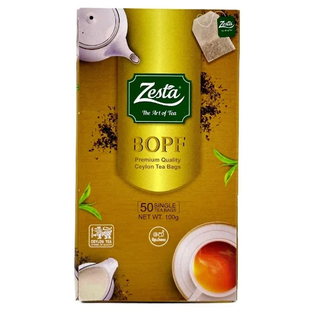 Zesta Tea Premium Bopf 50 Tea Bags 100g | Daraz.lk