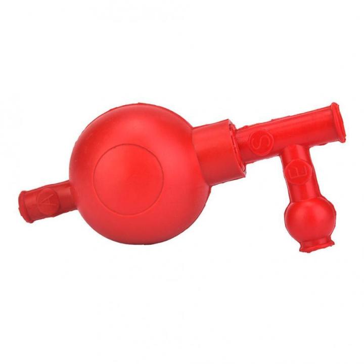 Lab Rubber Suction Bulb Safe Pressure Quanti ve Pipette Filler with 3 ...
