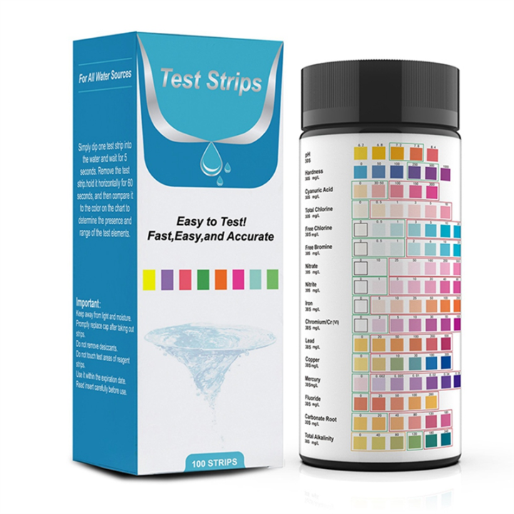 16 in 1 Drinking Water Test Kit Part Tap and Water Test Strips with ...