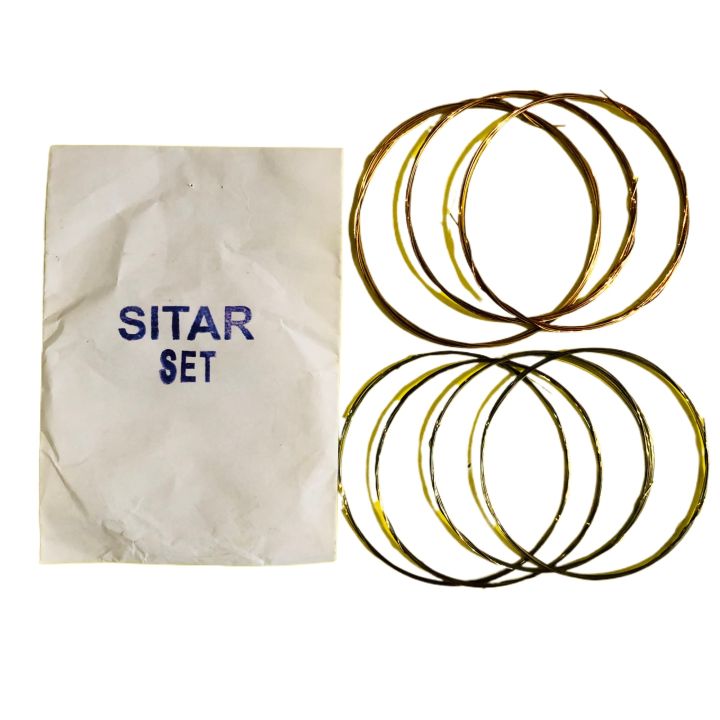 Sitar Strings Set Steel Core 7 PCS Strings PROFESSIONAL QUALITY | Daraz.lk
