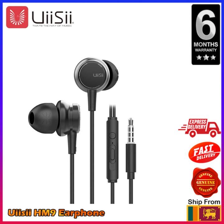 UiiSii HM9 Hot Selling Wired Noise Cancelling Dynamic Heavy Bass Music Metal In-ear with Mic ...