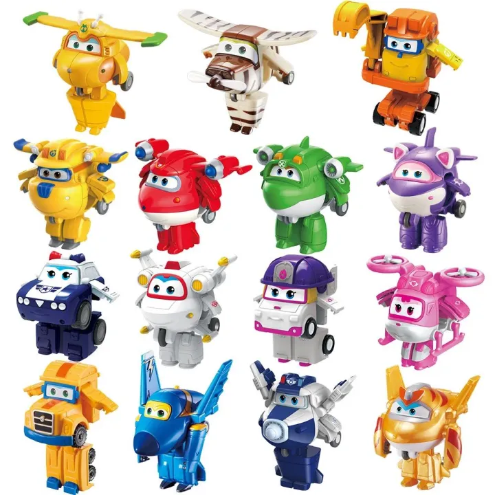 Anime for Children Mini Dizzy Donnie Jett Transformation Toys Super ...