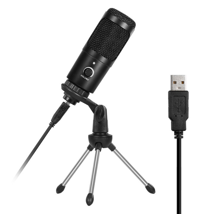 Professional Studio Microphone USB Metal Condenser Recording Microphone ...