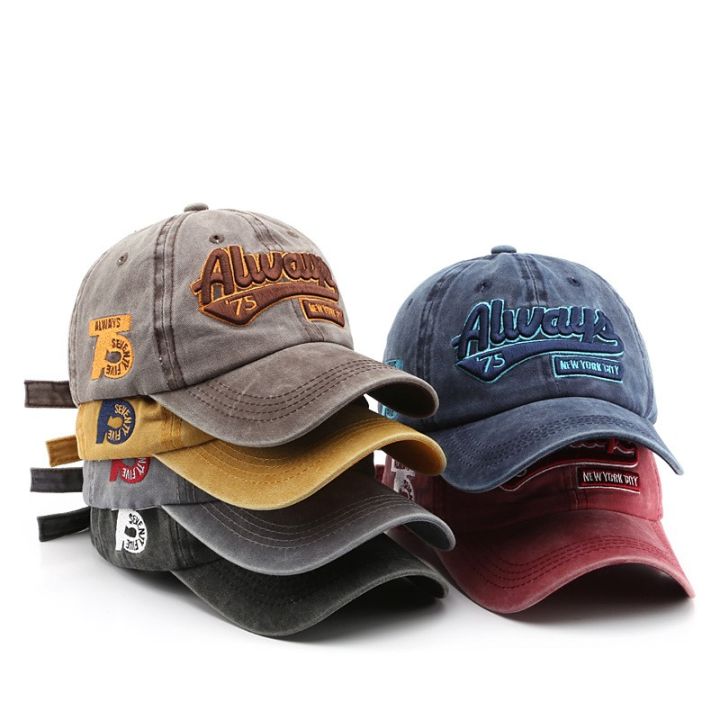 always 75 letter baseball caps Embroidered classic baseball cap | Daraz.lk