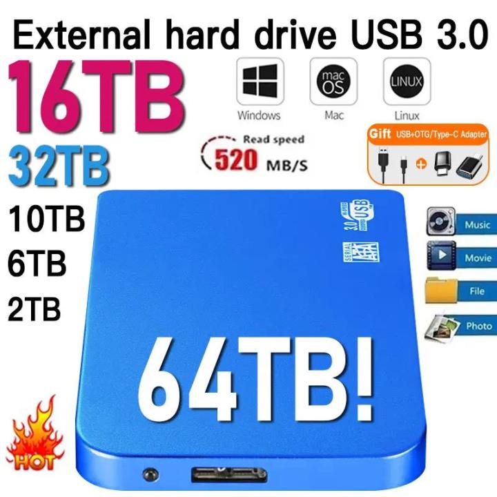Portable SSD 1TB External Solid State Drive 2TB Mobile Hard Disk High ...