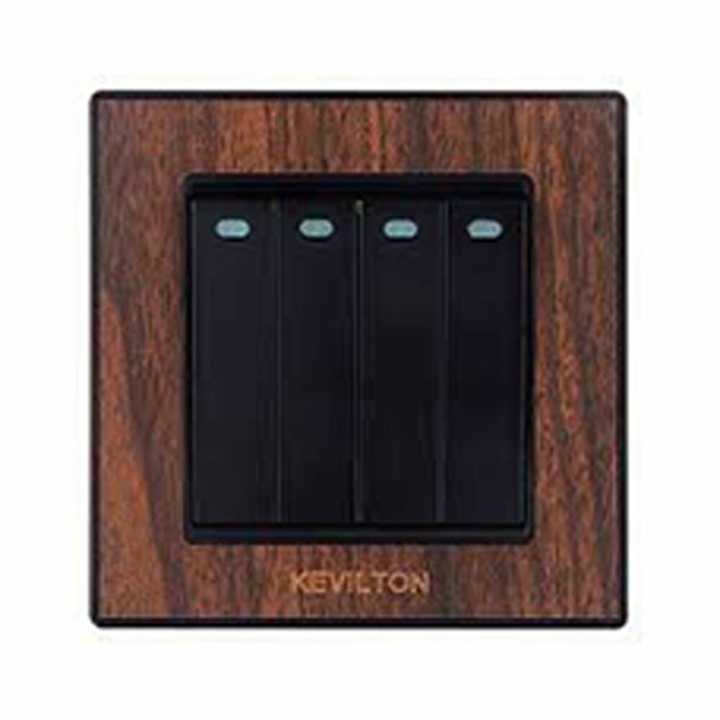 4 Gang1 Way Kevilton Nature Kubuk Switch | Daraz.lk