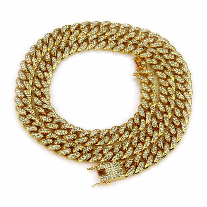 【Best】European And American Hiphop Miami Cuban Chain Men'S Hip Hop ...