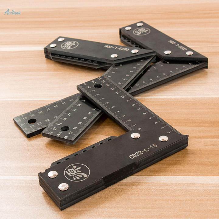 Right Angle Ruler, Carpenter Square, Marking Ruler for Engineer, L ...