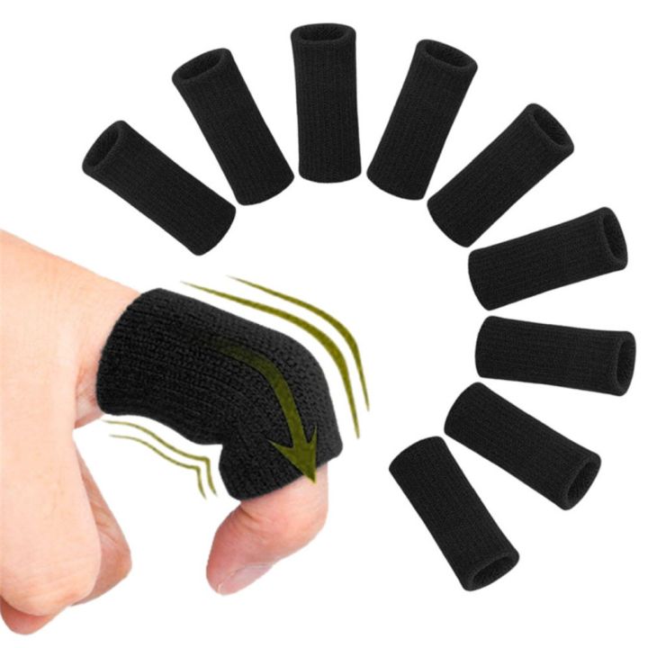 DFHJDO Finger Guard 10Pcs Elastic Finger Tape Support Finger Guard Gym ...