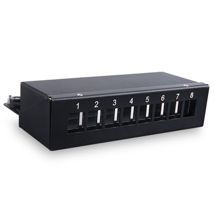 8 Port 12 Ports Empty Blank Patch Panel Keystone Box Shielded RJ45 ...