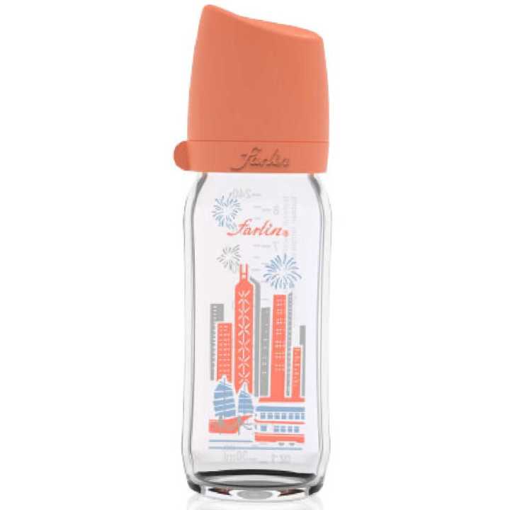 Wide Neck Glass Feeder 160Ml-Np City Orange | Daraz.lk