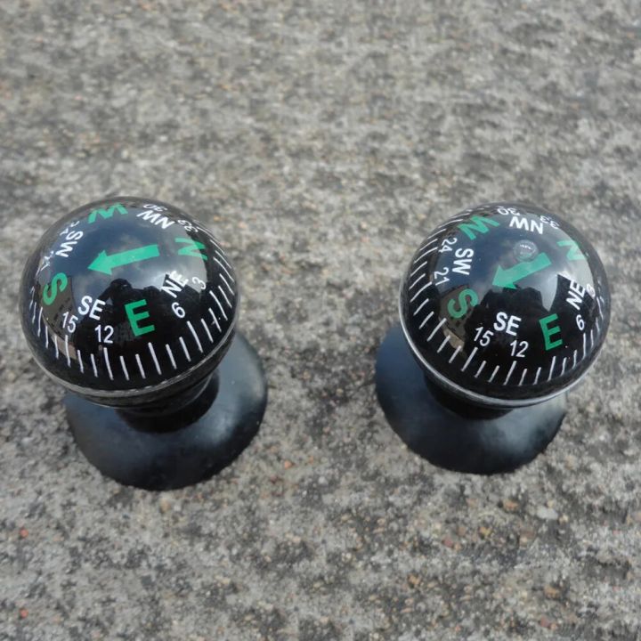 【NEW】 1Pc Mini Black Flexible Navigation Plastic Shell Ball Compass ...
