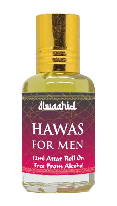 HAWAS FOR MEN BY ALWAAHID | LONG LASTING FRAGRANCE | 12 ML ROLL ON ...