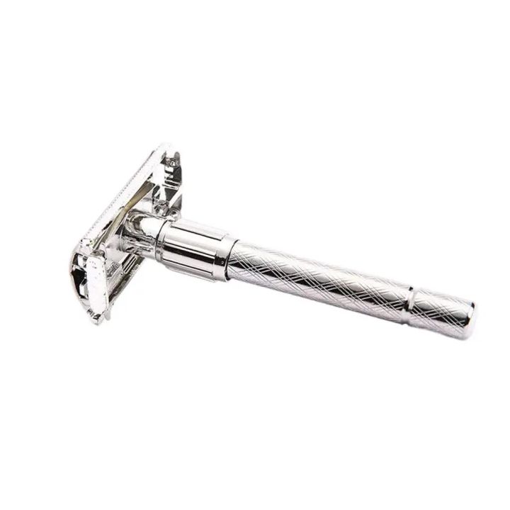 Adjustable Double Edge Safety Shaving Razor Traditional with Blade Long ...