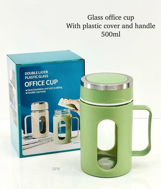 Glass office cup 500ml | Daraz.lk
