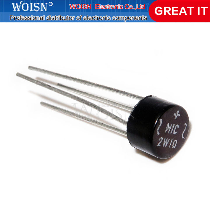 5pcs 2W10 2A 1000V Rectifier Bridge Round Bridge | Daraz.lk