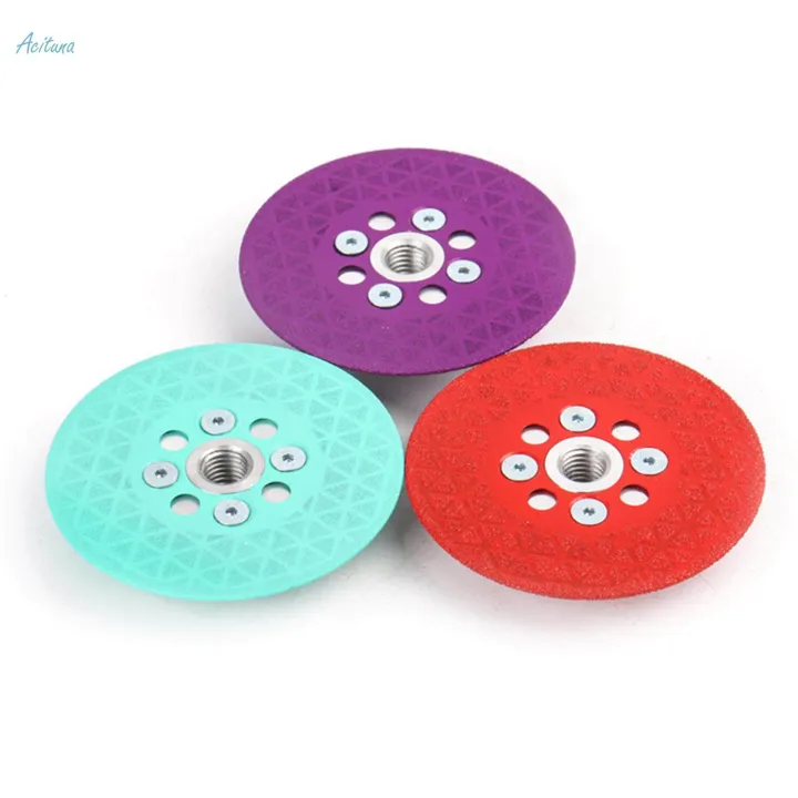 1pc 4" Double Sided Diamond Grinding Disc for Porcelain Tiles Granite ...