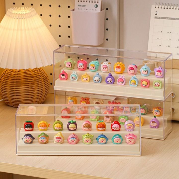 Professional Transparent Blind Box Storage Box Toys Stackable Doll ...