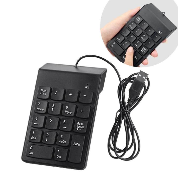 Number Pad Numpad Numeric Keypad 18 Keys Keyboard For Laptop Deskto PC New | Daraz.lk