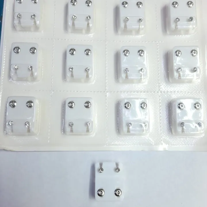 12 Pairs Metal Stud Earrings For Piercing Machine- Ear Piercing Tool ...