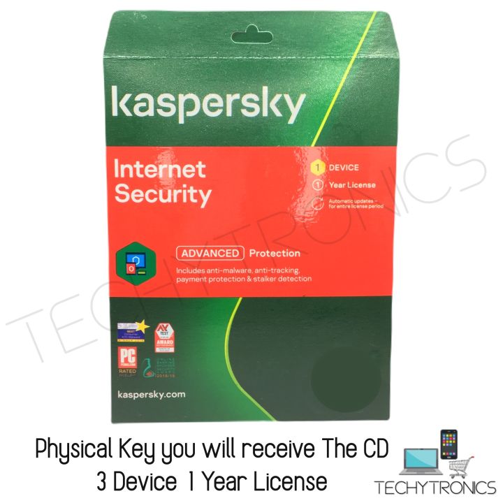 Kaspersky Internet Security 3 user Antivirus software for your laptop ...