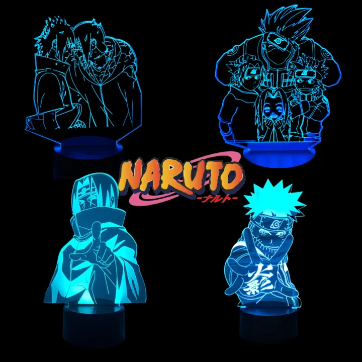 Sutuiying Naruto Uzumaki Uchiha Madara Itachi Sasuke Night Lights Anime ...
