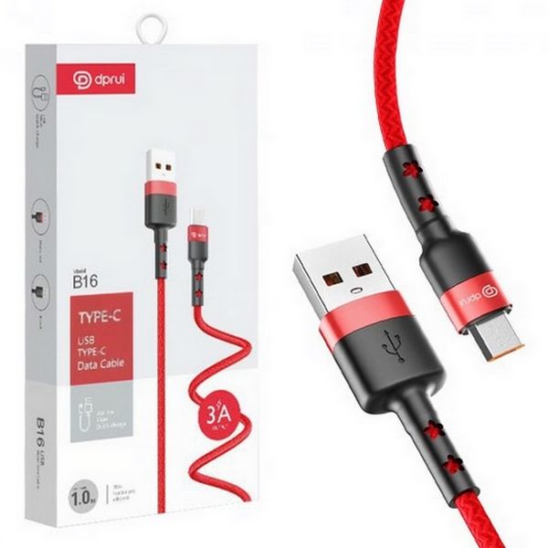 Dprui B16 Type C Data/ Charging Cable Fast Charging Cable 3A | Daraz.lk