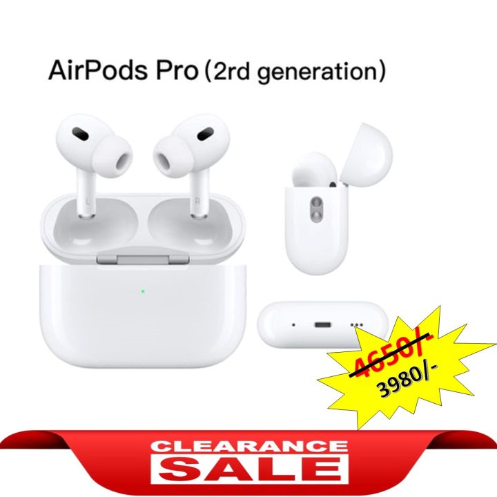 Airpods Pro (2nd generation) Premium Quality Wireless Earbuds With ...