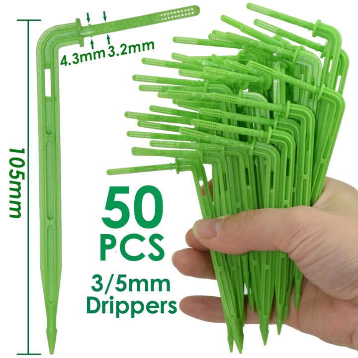 Drip Irrigation 4-way 3/5mm 2-way Irrigation System for Lawn 10set ...