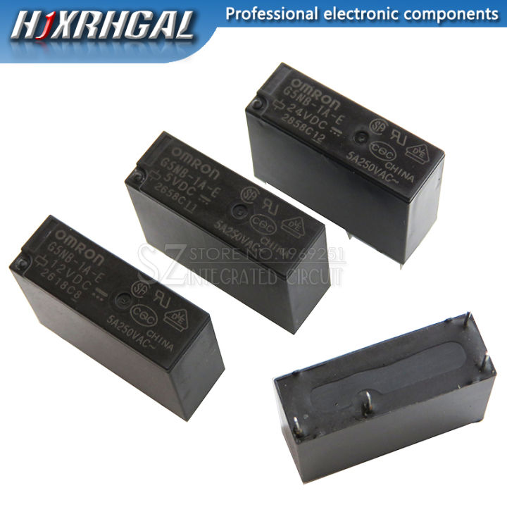 1PCS 5V 12V 24V Power Relays G5NB-1A-E- 5VDC 12VDC 24VDC 5A 250VAC 4PIN ...