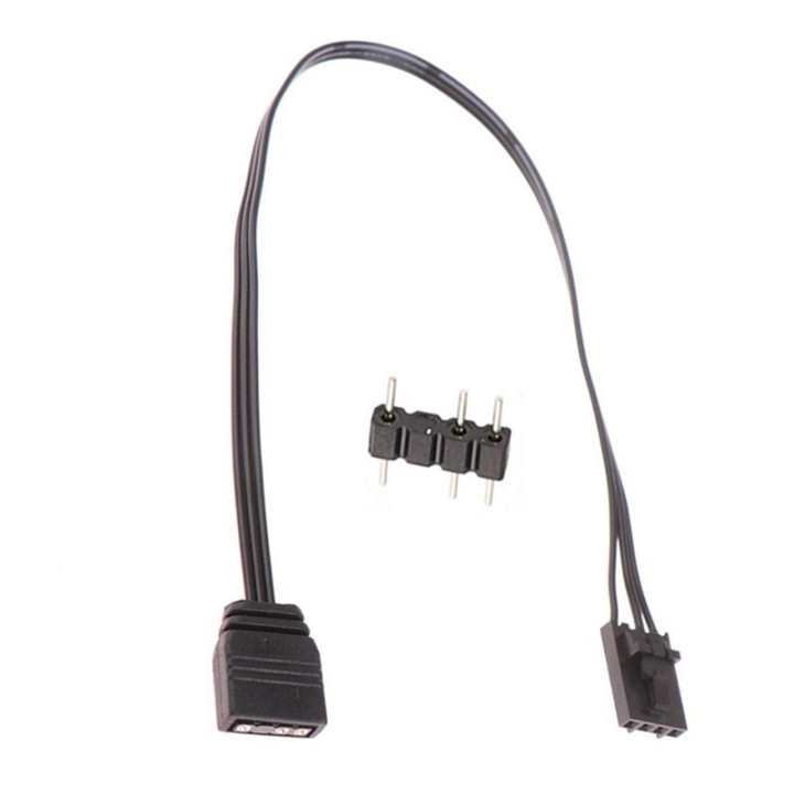 For Corsair 4PIN RGB to Standard ARGB 3-Pin 5V Adapter Connector RGB Cable 25cm | Daraz.lk