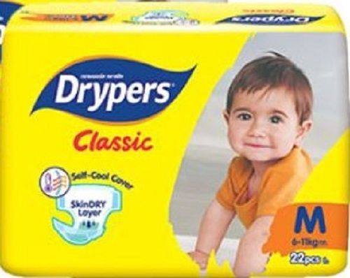 Drypers Classic Dry Disposable Baby Diapers Medium 22 Pcs | Daraz.lk