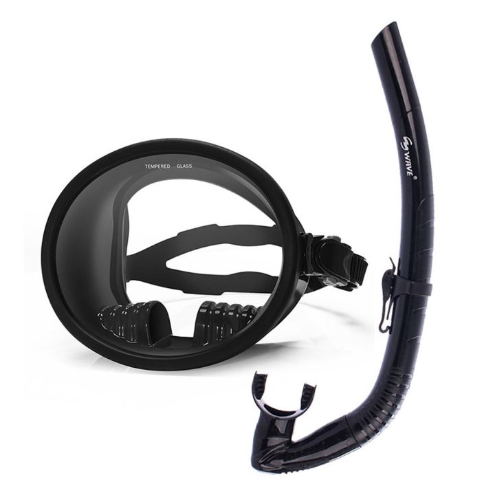 180° Panoramic Wide View Anti-Fog Scuba Diving Mask with Snorkel for ...