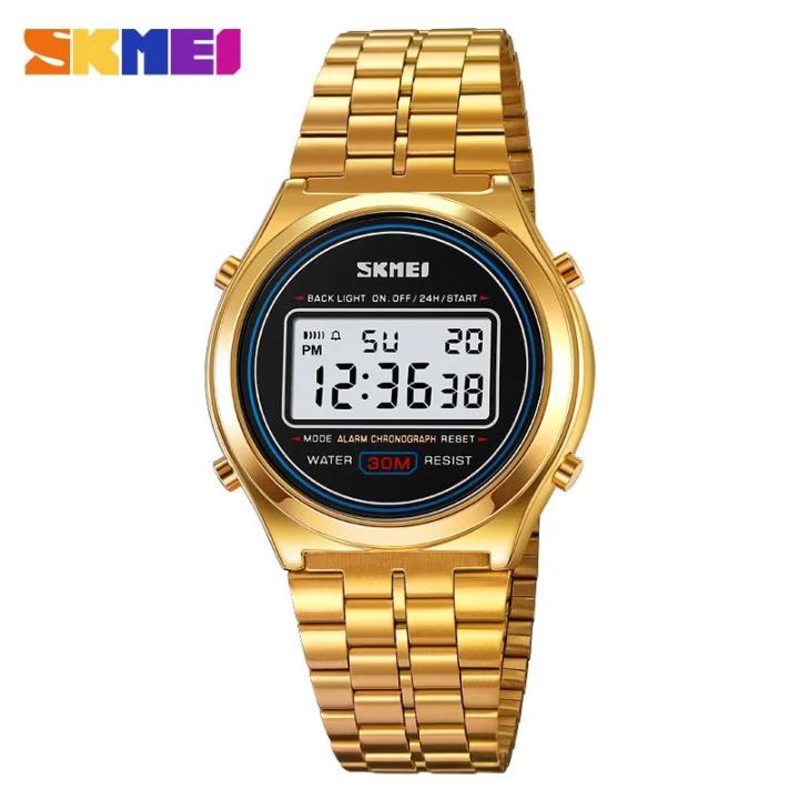 SKMEI 2146 Business Electronic Men Watch Waterproof Calendar Mens ...