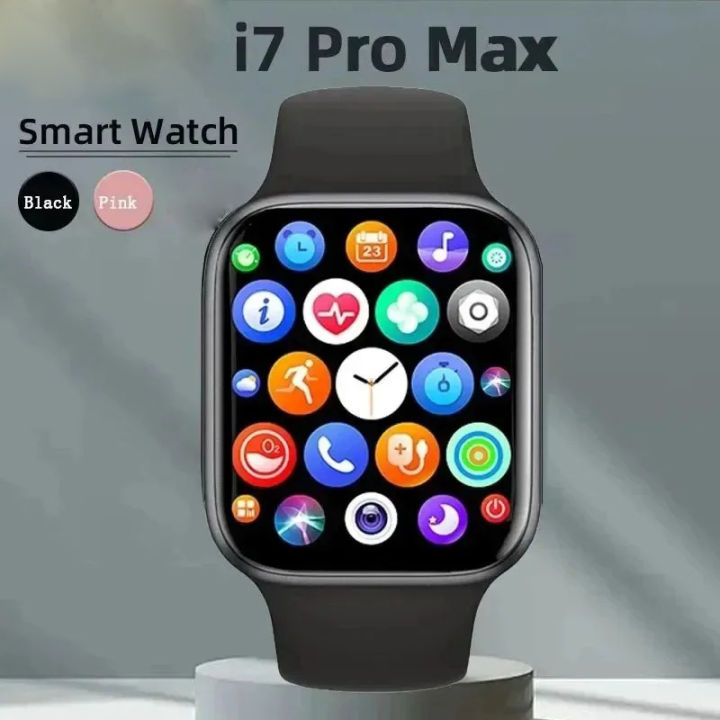 i7 Pro Max Smart Watch Heart Rate Monitor Bluetooth Call Multi Sport ...