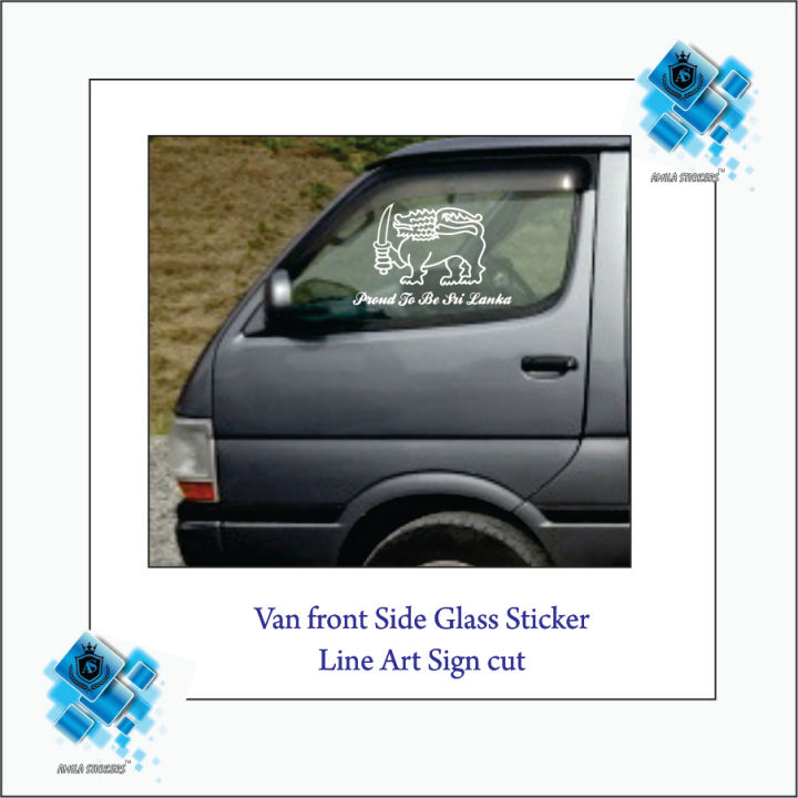 Van Glass Sticker Srilankan | Daraz.lk