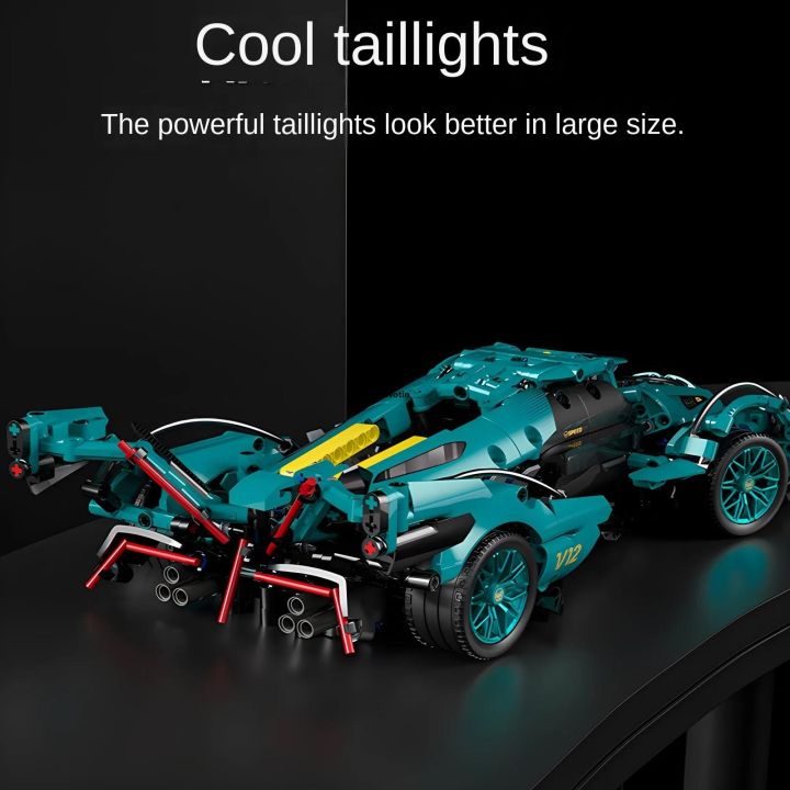 Blue V12 Block Roadster RC Tech Racing 1:14DIY Roadster building block ...