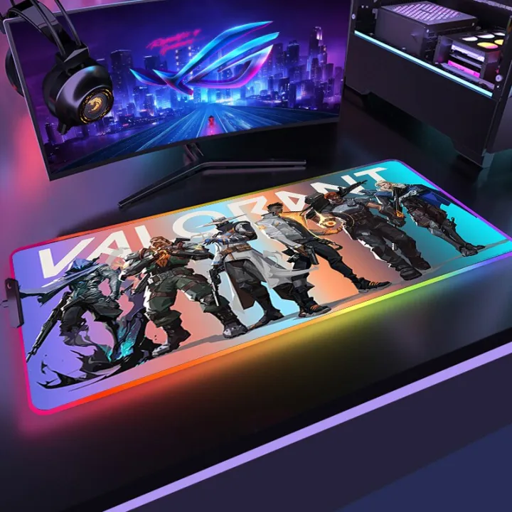 LibiOriginal Gaming Valorant Pad Mouse Desk Mat Manga Carpet Keyboard ...
