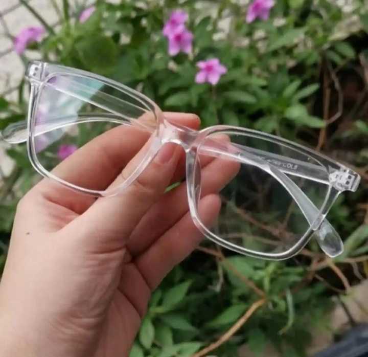 Transparent Lightweight Anti Glare UV Ray Eyeglasses For Men/Women ...