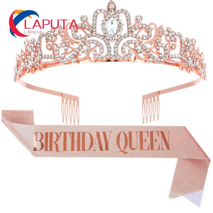 Crown Headband Queen Crown Ceremony Welcome Party Girl Etiquette Cloth ...