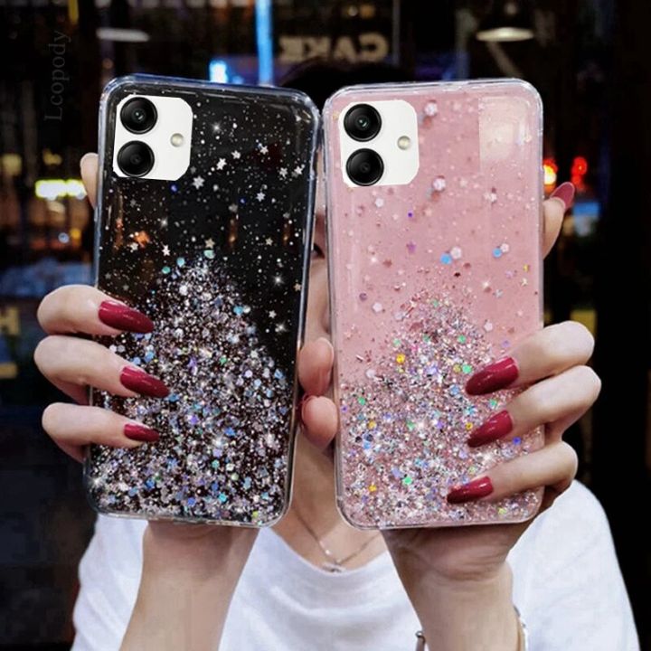 Luxury Bling Glitter Phone Case For samsung galaxy A04 A04E A042F A045F ...