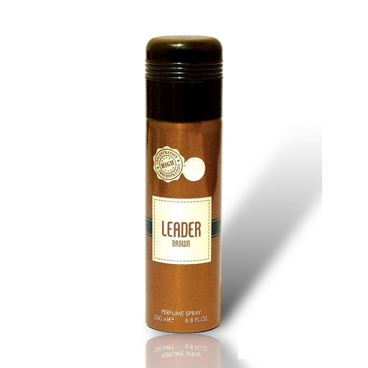 Leader Brown Body Spray 200ml - Leader Fragranced Body Spray for Men ...