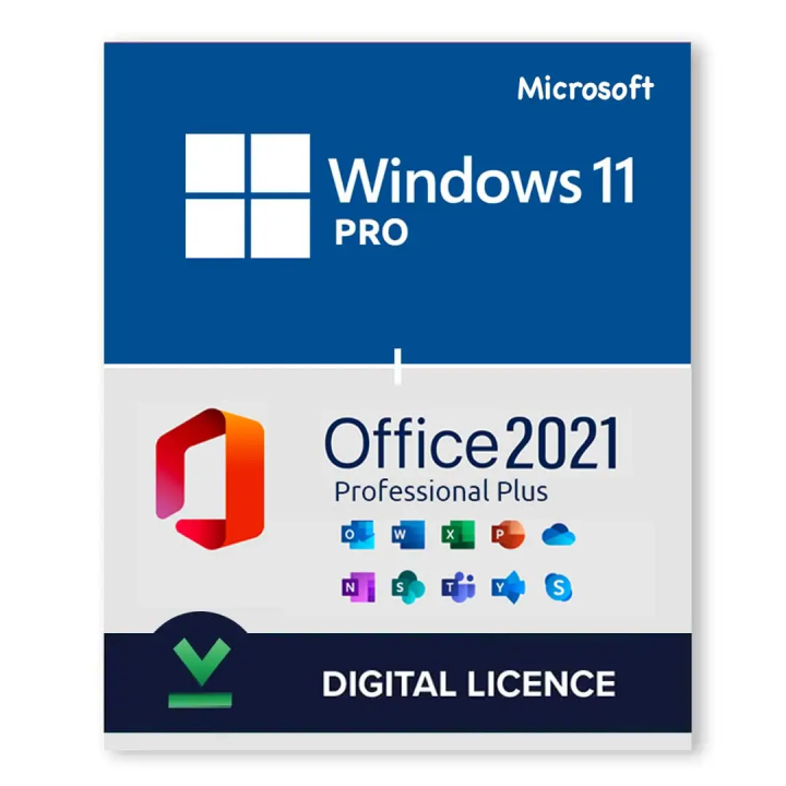 Windows 11 Pro + Microsoft Office 2021 Professional Bundle | Daraz.lk