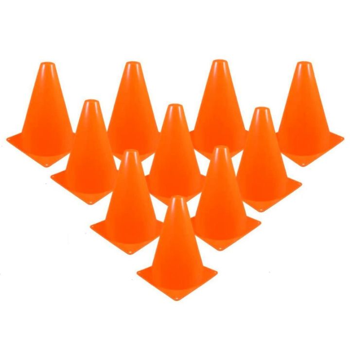 Sptrry10 Pcs Traffic Cones - 7 Inch of Multipurpose Construction Theme ...