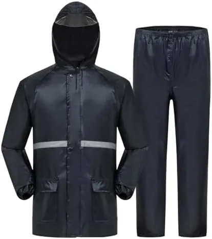 Foldable Split Waterproof Raincoat Full Body Rain Suit | Daraz.lk