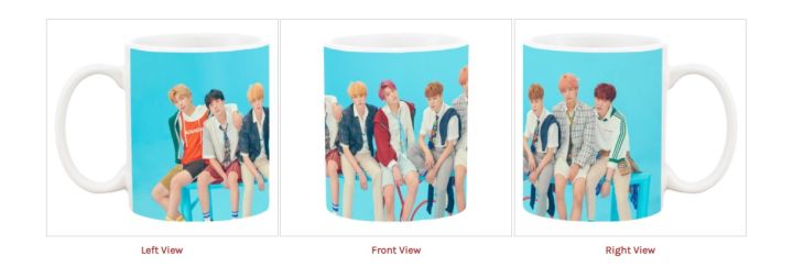 BTS mug for BTS lovers white or magic mug BTS logo mug | Daraz.lk
