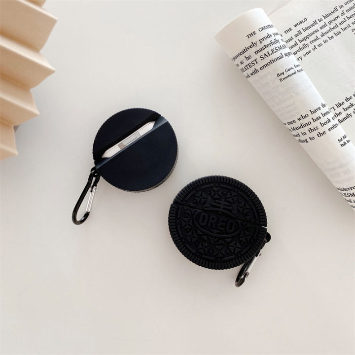 3d Cartoon Oreo Mamoul Earphone Case For Airpods1 2 3 Cute Biscuit ...